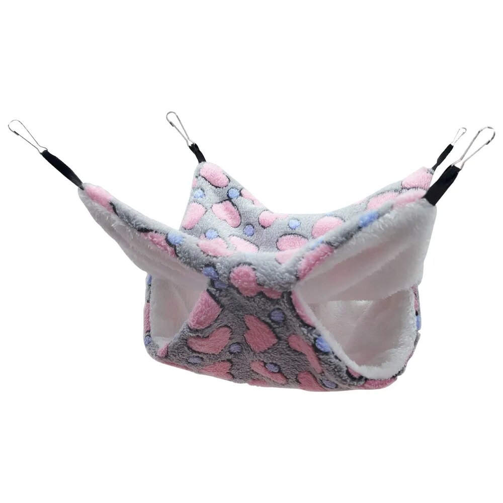 Небольшой гамак для домашних животных, также может быть использован как игрушка, подходит для хомяков и других мелких животных (20 см)