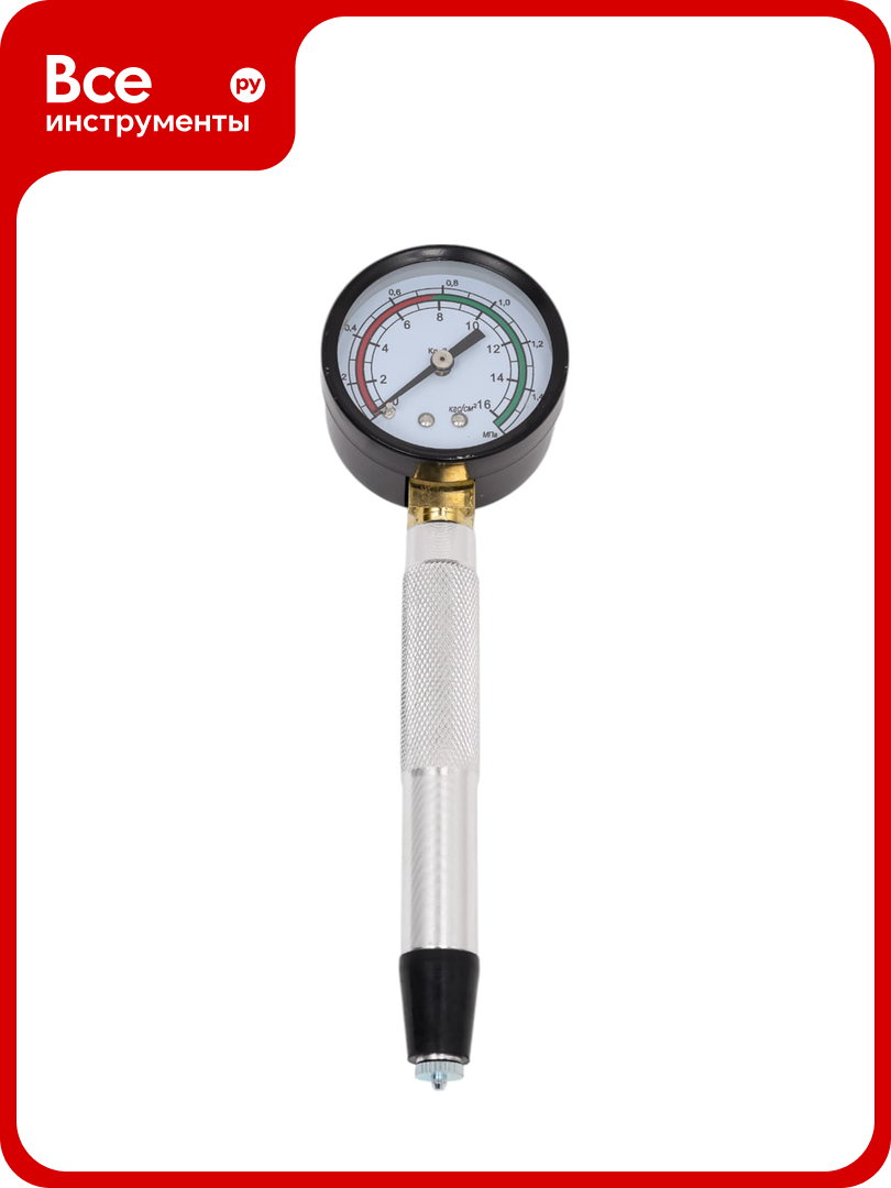 Компрессометр GARDE прижимной для бензиновых двигателей 1,6МПа G11118