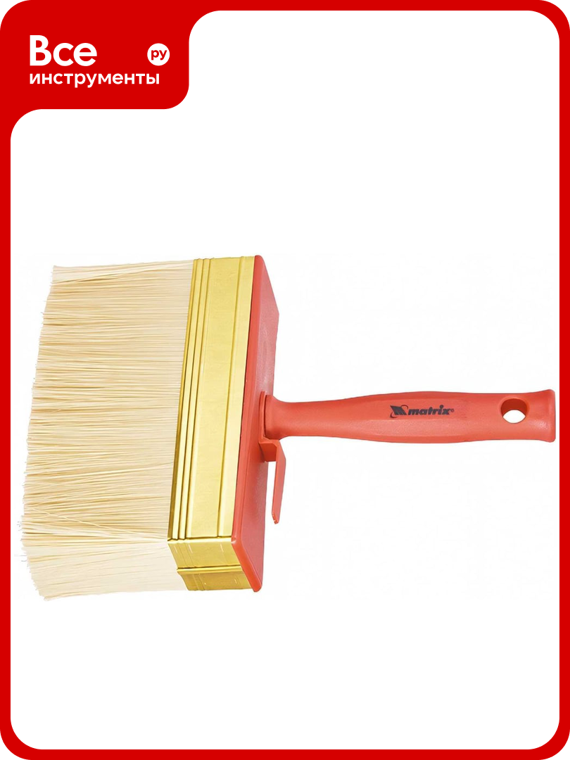 Кисть-макловица, 140х40 мм MTX искусст. щетина, пластмас. корпус, пластмас. ручка//