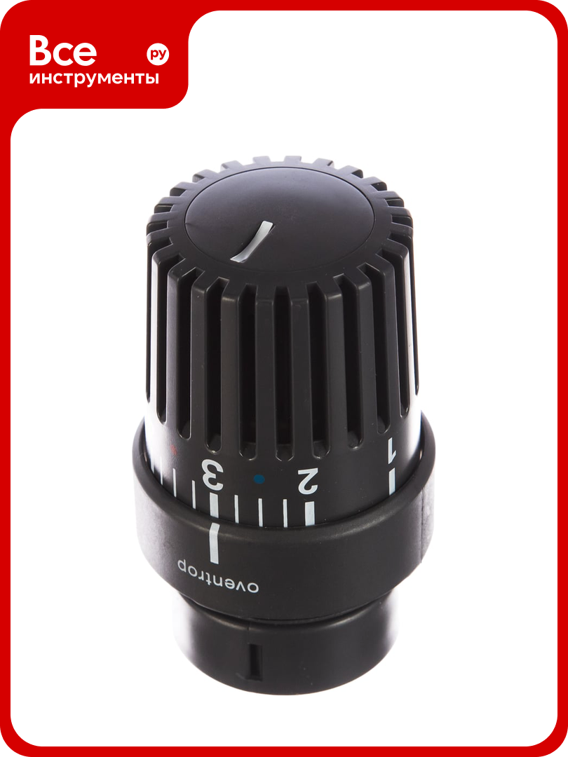 Термостат Oventrop Uni LH, чувствительный элемент‑жидкостный 1011467, жидкостный датчик, корпус из пластика