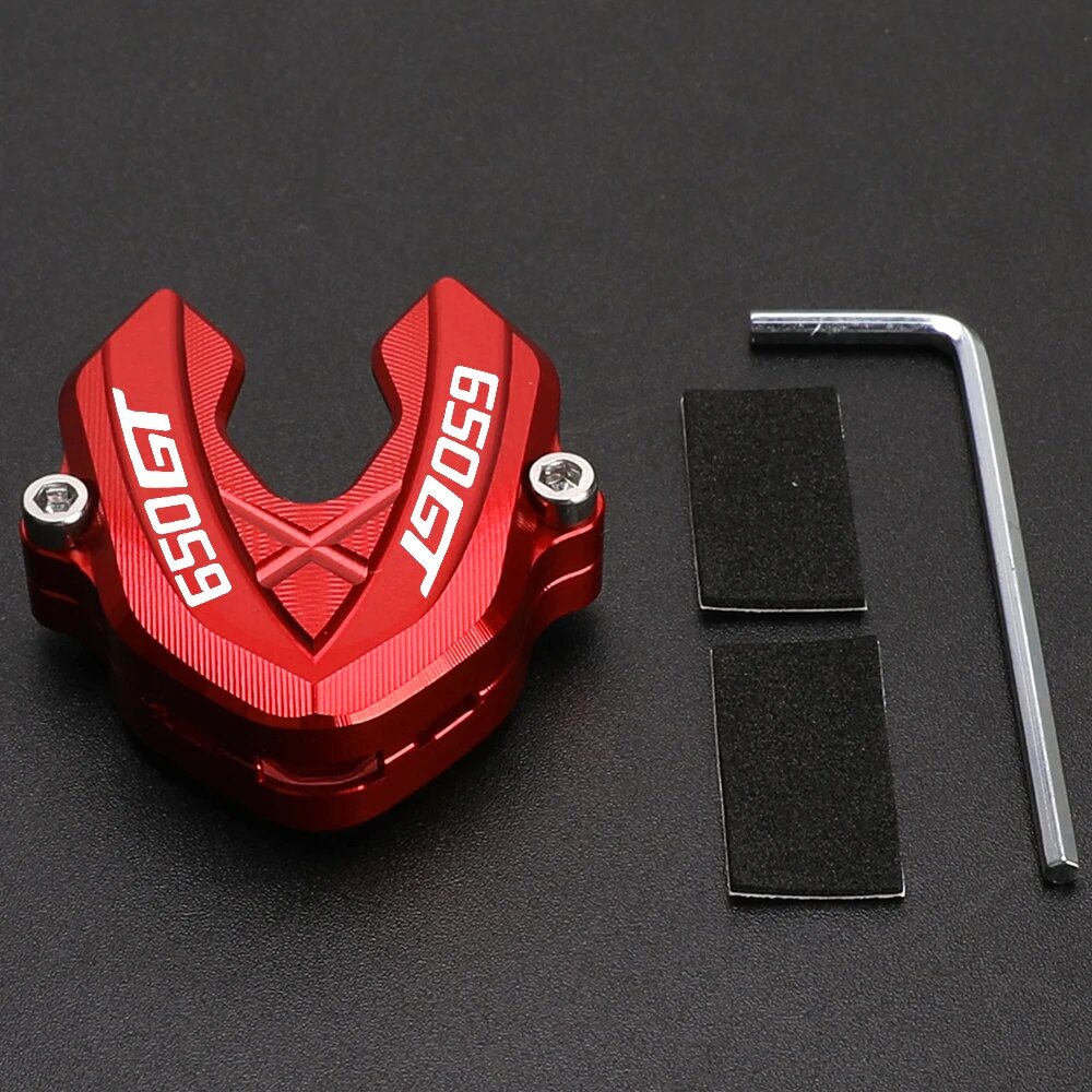 Аксессуары для мотоциклов, чехол для ключей, чехол для ключей, защитный чехол Красный, 650GT LOGO