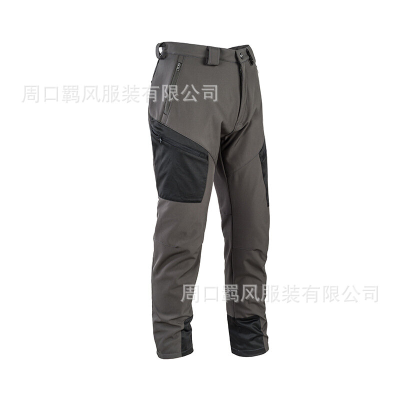 Горячая распродажаВетровка Тигр Кит Функциональные мягкие брюки с флисовой подкладкой Утолщенные зимние тактические брюки для мужчин Теплые высокоэластичные облегающие водонепроницаемые Новинка
