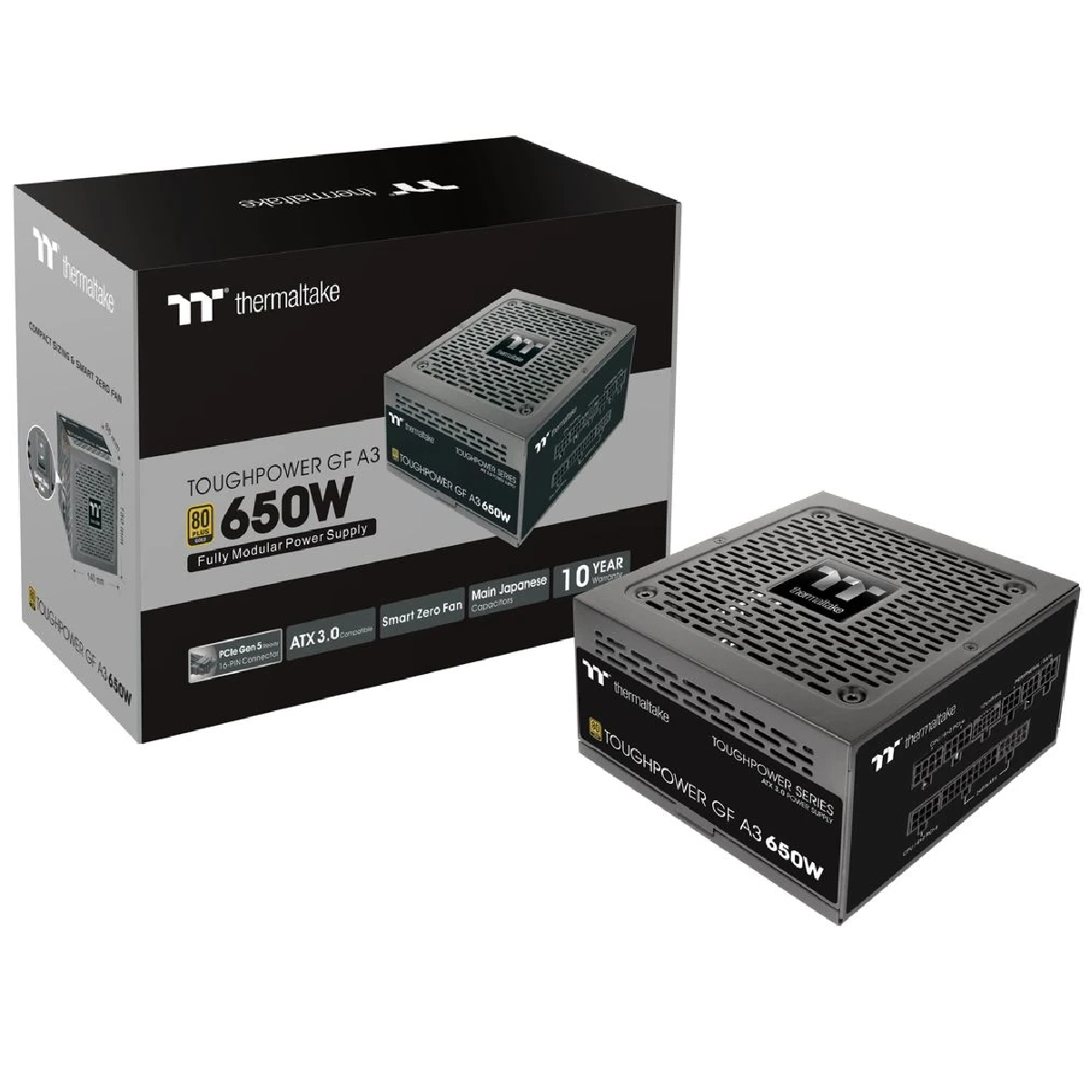 Блок питания Thermaltake Toughpower GF A3 Gold 650W ATX Premium Edition PS-TPD-0650FNFAGE-H черный