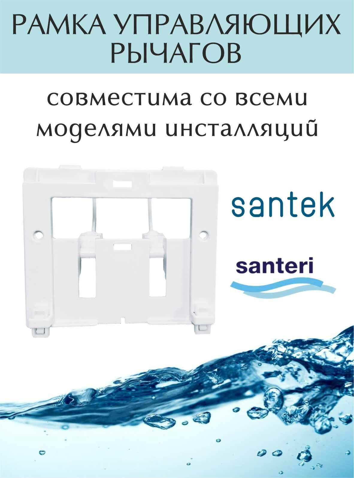 Рамка управляющих рычагов инсталляции Santek, арт. 1WH501560.