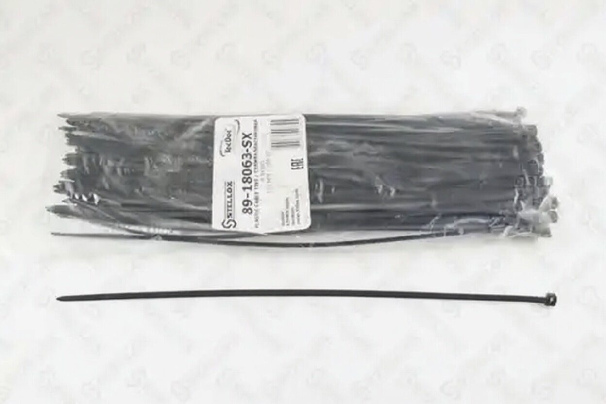К-кт стяжек пластиковых! 100шт. 4.5х300 8918063SX Stellox арт. 8918063SX