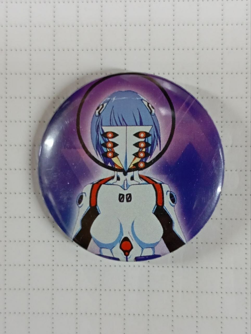 Значок аниме Rei Ayanami (Evangelion)