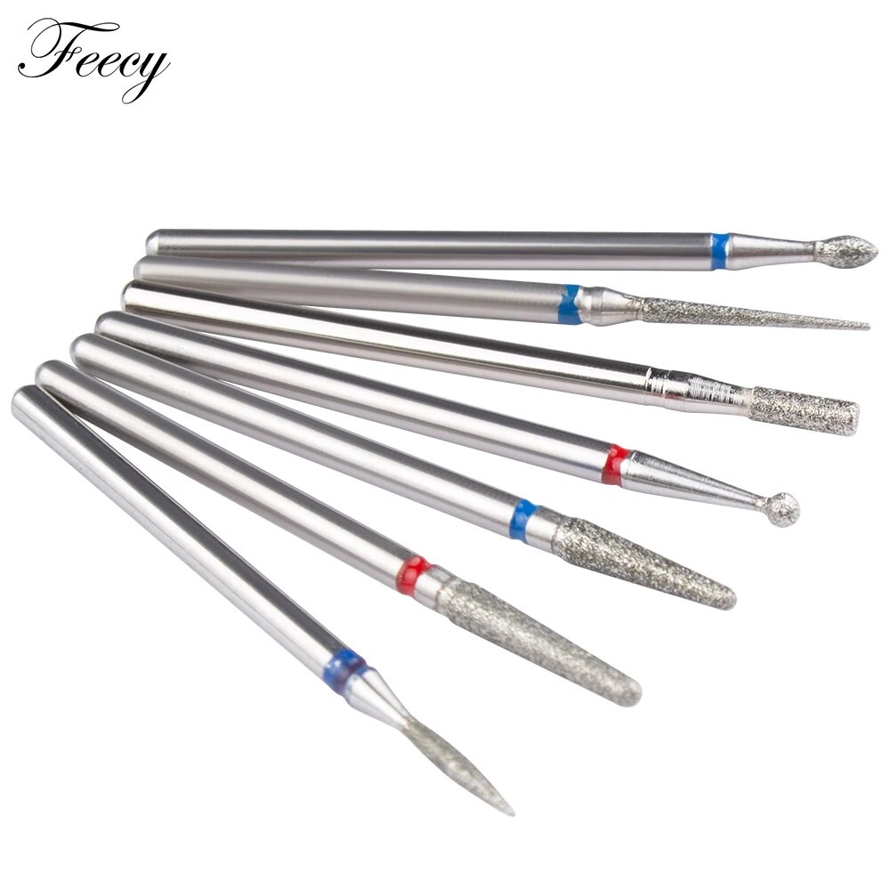 7 шт. алмазных фрез для маникюра и педикюра Feecy, Цвет: 7PCS