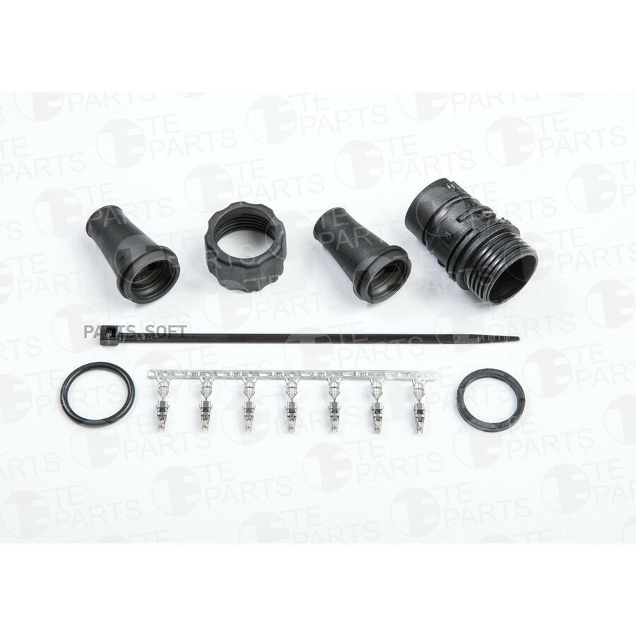 TE PARTS 7880001 Разъём 7 контактный(7-pin, 2 кольцевых уплотнения, 2 уплотнения кабеля, фиксирующая гайка)