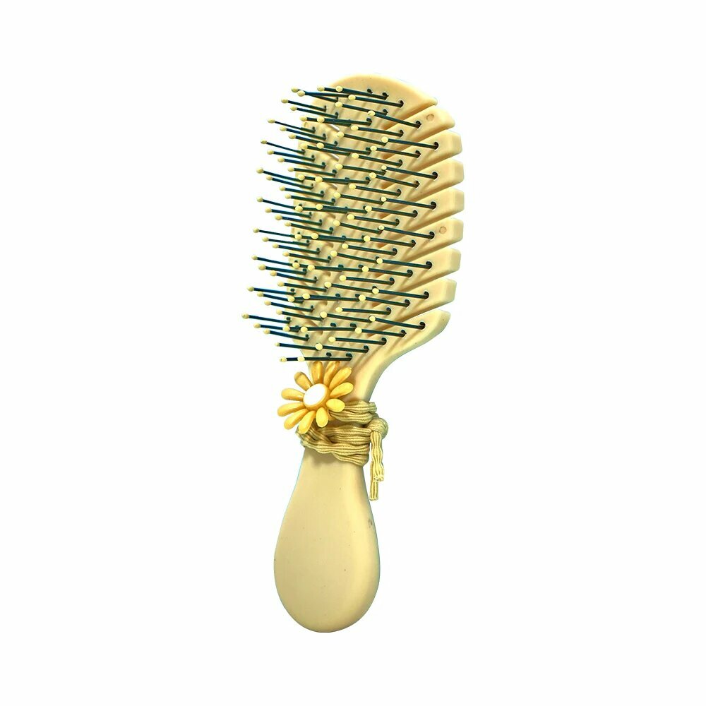 Mini Detangler Hair Brush K.H.Lina CY3143-Yellow