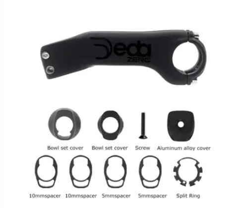 Вынос руля Deda Zero, черный, 90 мм