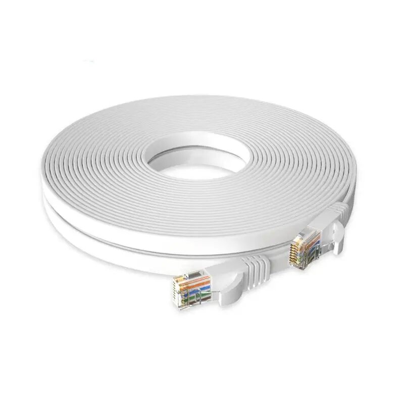 Плоский кабель Ethernet Cat6 RJ45, 2M Black