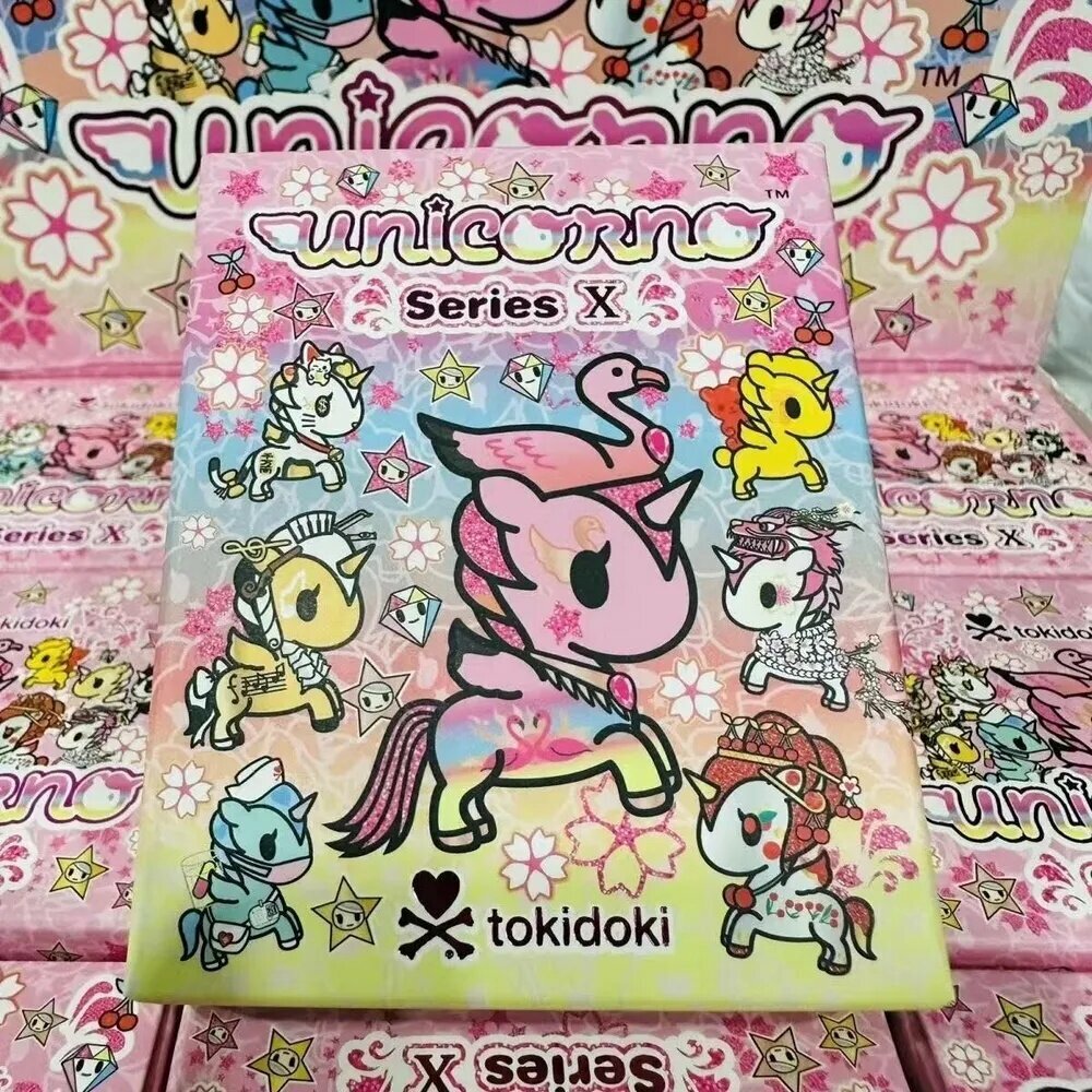 Фигурка-единорог Blind Box Tokidoki Unicorno Cherry Blossom, коллекционная игрушка