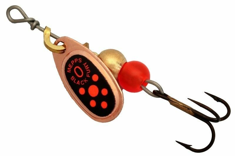 Блесна Mepps COMET BLACK FURY Or № 0 /2,0 g C