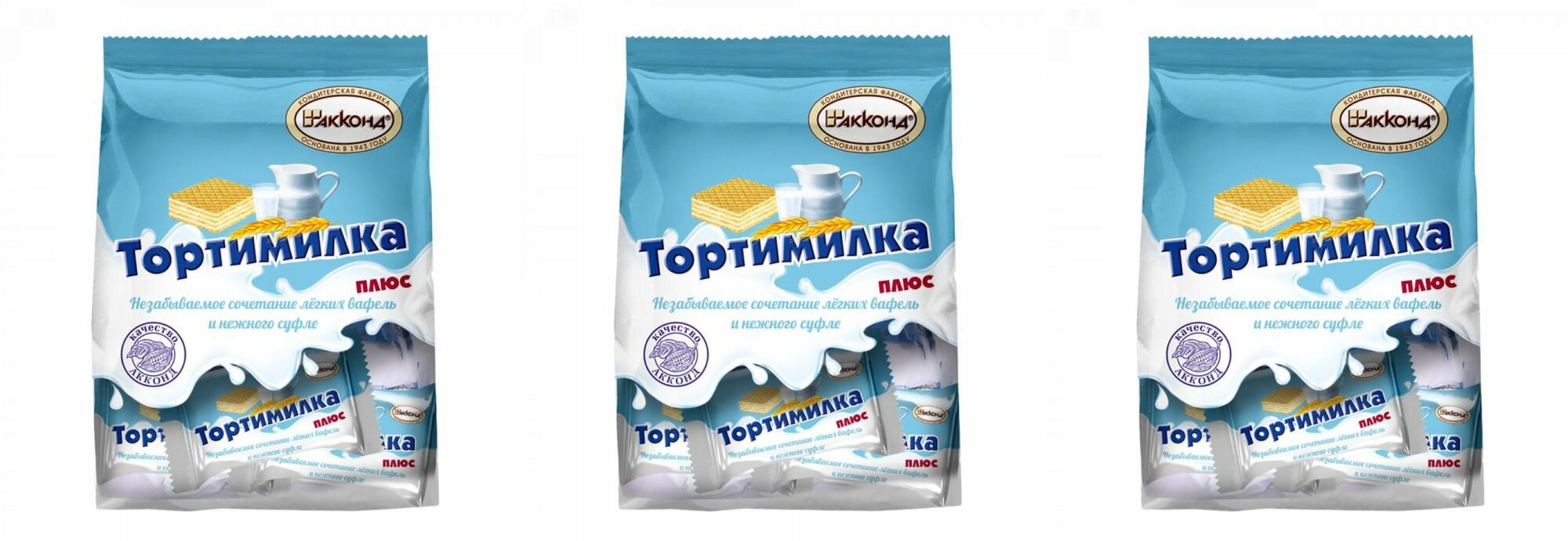 Акконд Десерт Тортиплюс,200 г,3 шт