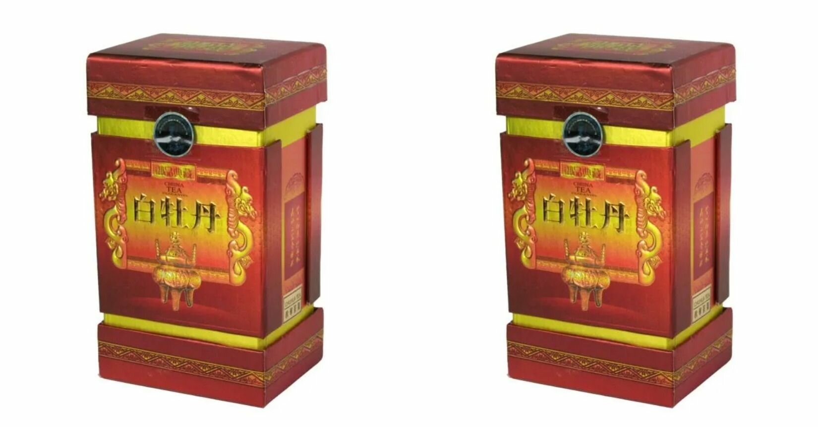 Chu Hua Чай зеленый китайский Бай Му Дань Белый пион, 100 г, 2 шт