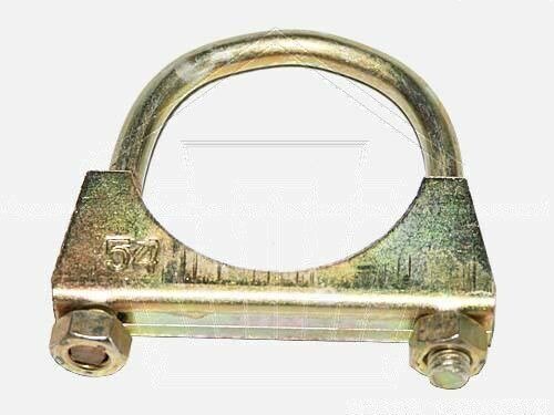 Хомут крепления глушителя для а/м газ 53, для а/м газ 2410 средний (d-54 мм) (53а-1203030)