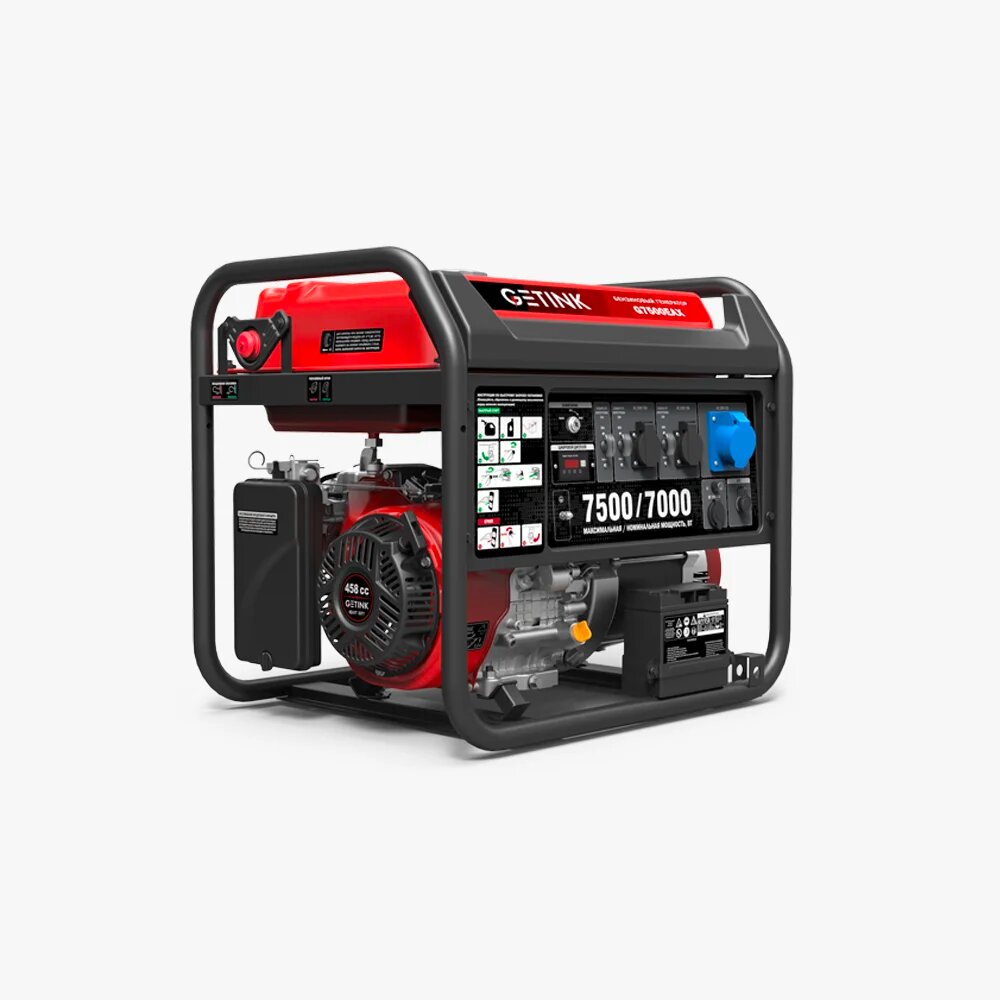 Бензиновый генератор GETINK G7500EAX