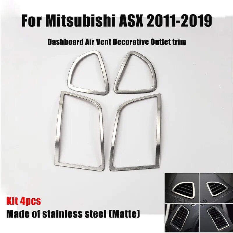 Декоративная рамка воздуховода для Mitsubishi ASX 2011-2019, Kit 4pcs