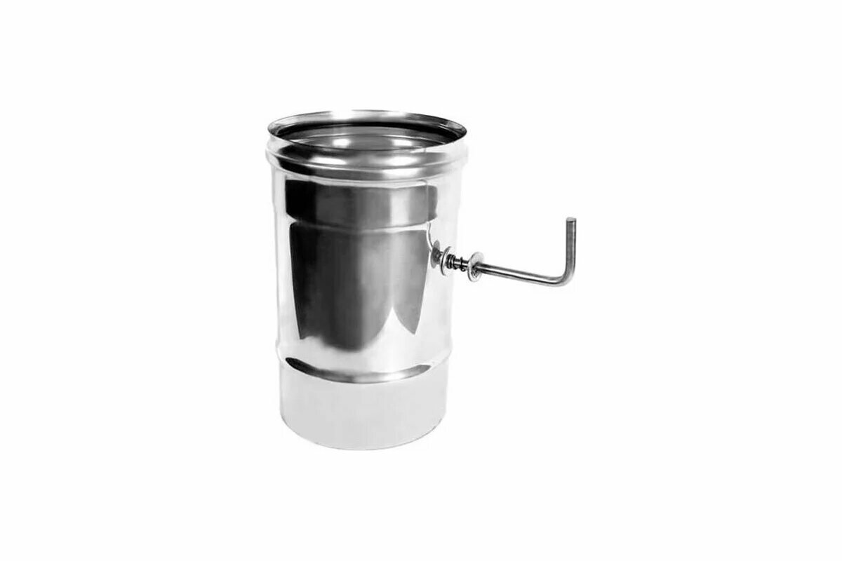 Ferrum Шибер 0.5 мм, ф110, модель F5102, стальной затвор для вентиляционных систем