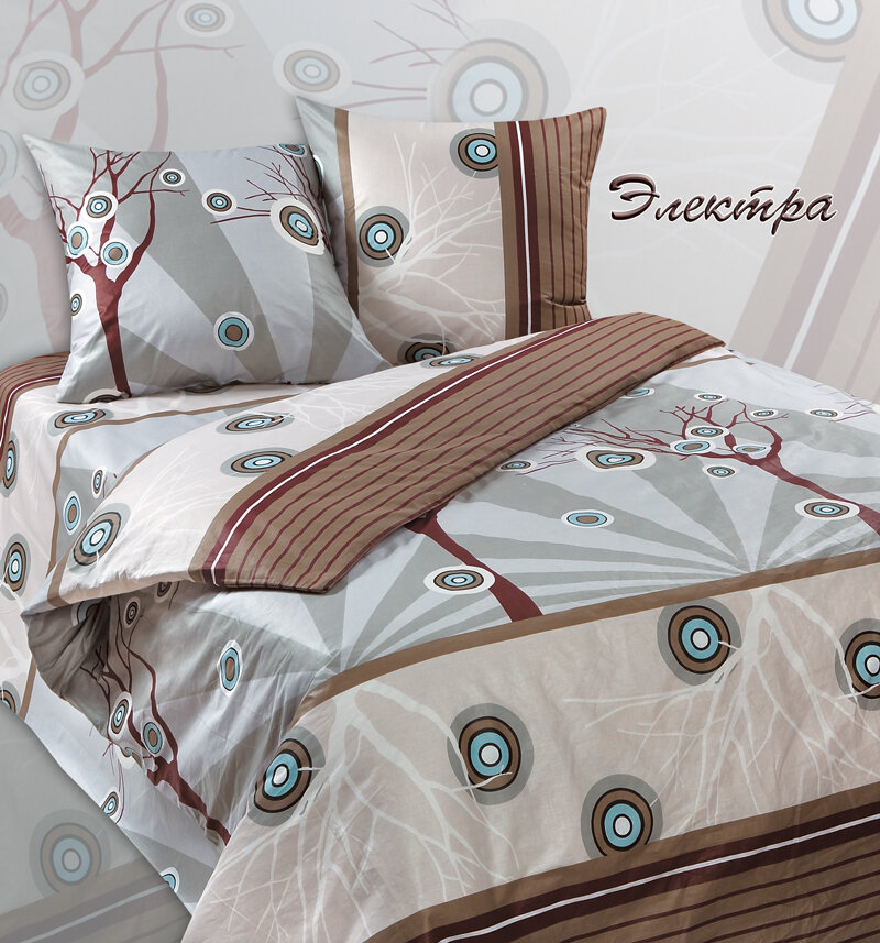 Постельное Белье Евростандарт Поплин 70х70-2шт ПА-3-Электра АльВиТек