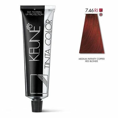 KEUNE TINTA COLOR NO. 7.46 RI, 60ml - краска для волос Средний блондин медно-красный инфинити