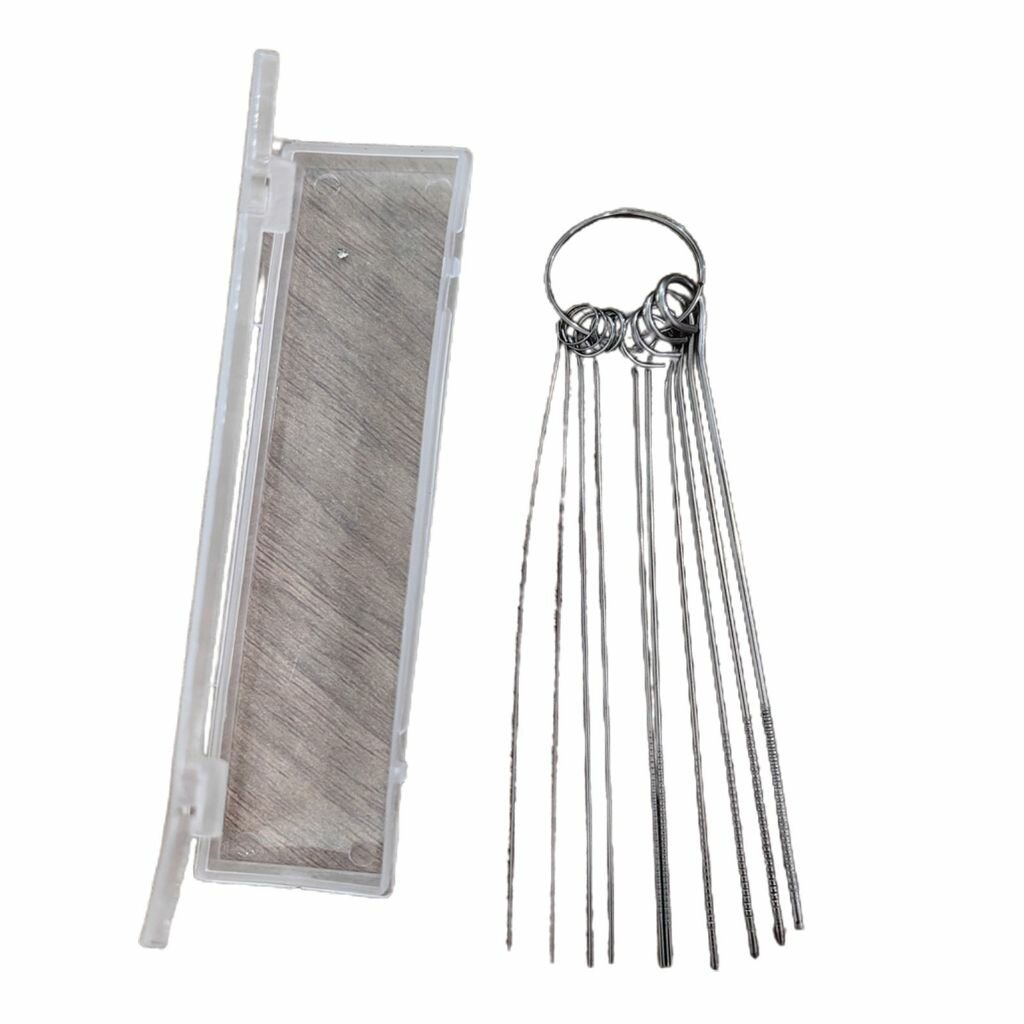 Набор инструментов, Щетка для чистки карбюраторов - пластиковый кейс с 10 иглами, 1 комплект