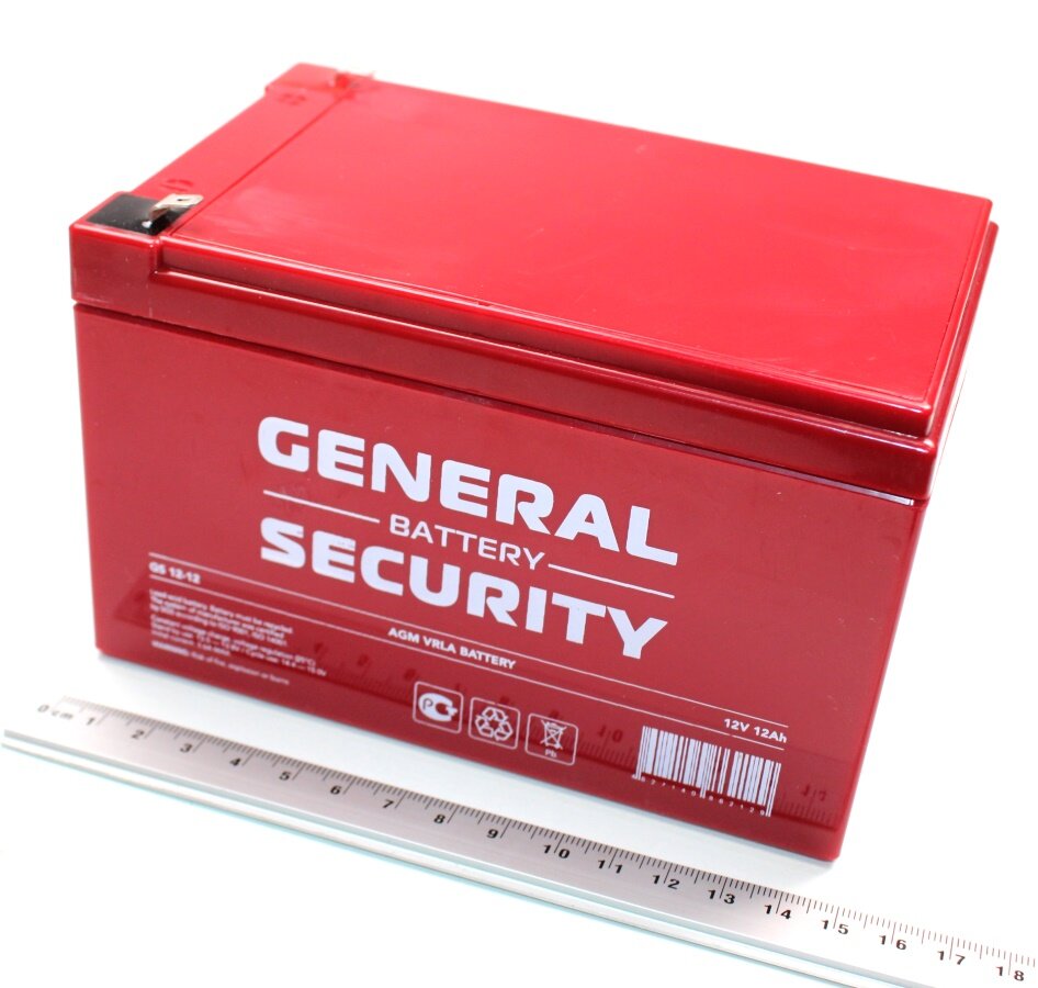 Аккумулятор 12В 12А·ч (GS 12-12) AGM