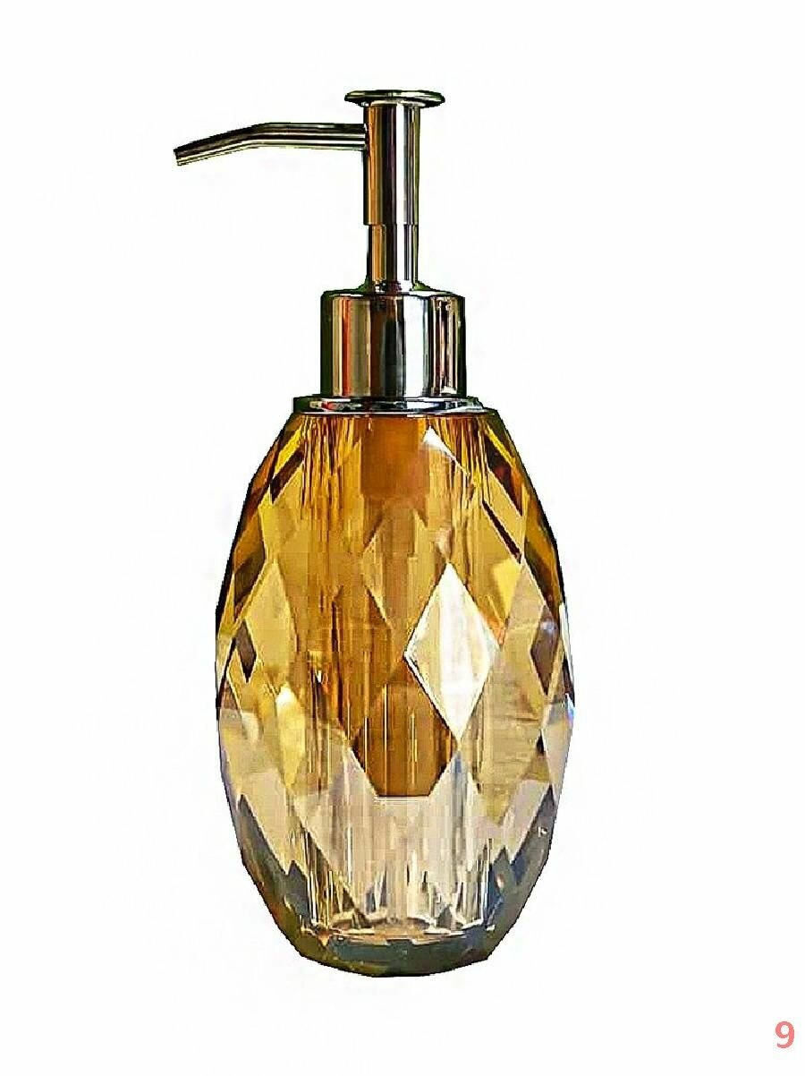 Дозатор для жидкого мыла овальный Kassatex Caprice