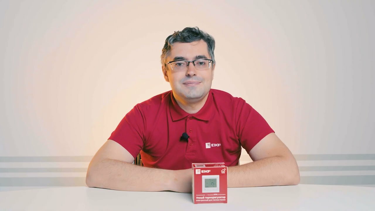 Терморегулятор электронный умный EKF ett-4 c Wi-Fi белый