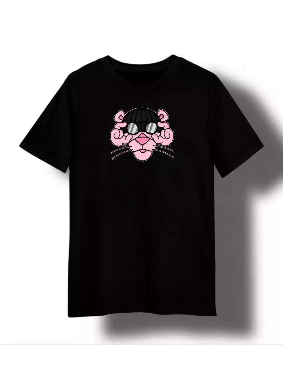 Футболка розовая пантера