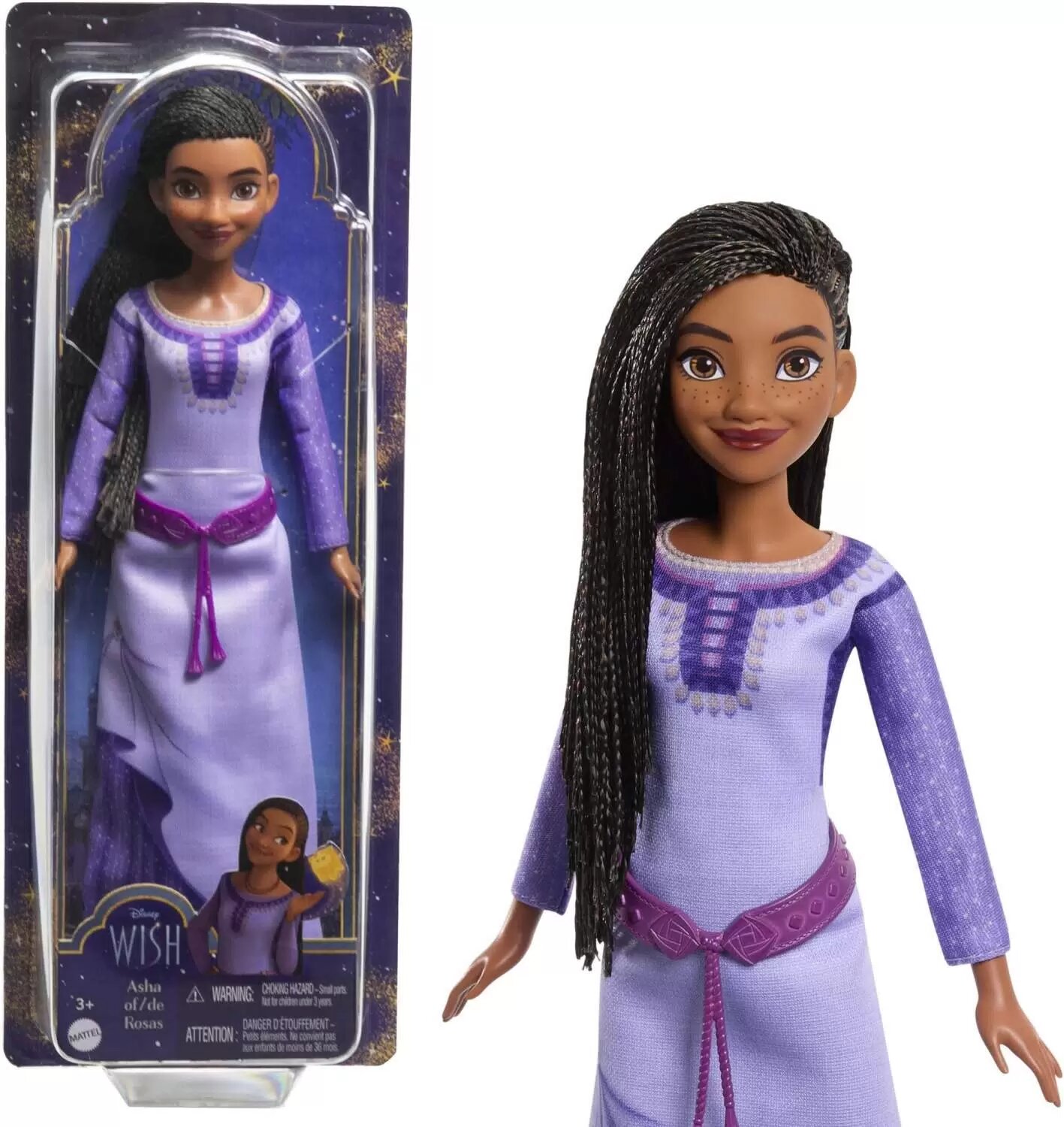 Кукла Mattel HPX23 Мультфильм Заветное Желание серия Disney 29см