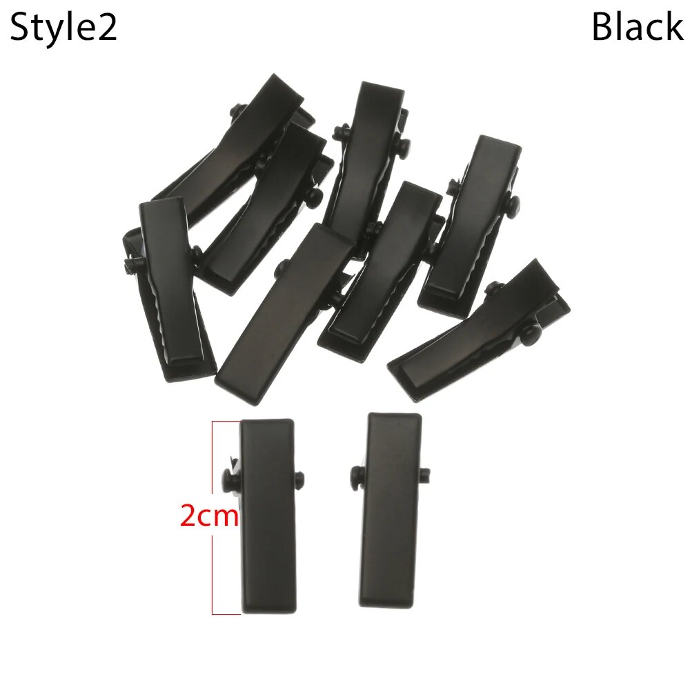 Черные металлические заколки для волос Style 2