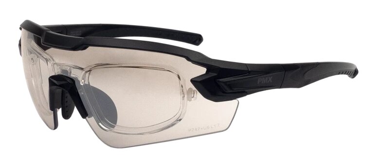 Очки баллистические тактические PMX Temper G-8480SRX Diopter Зеркально-серые 50%