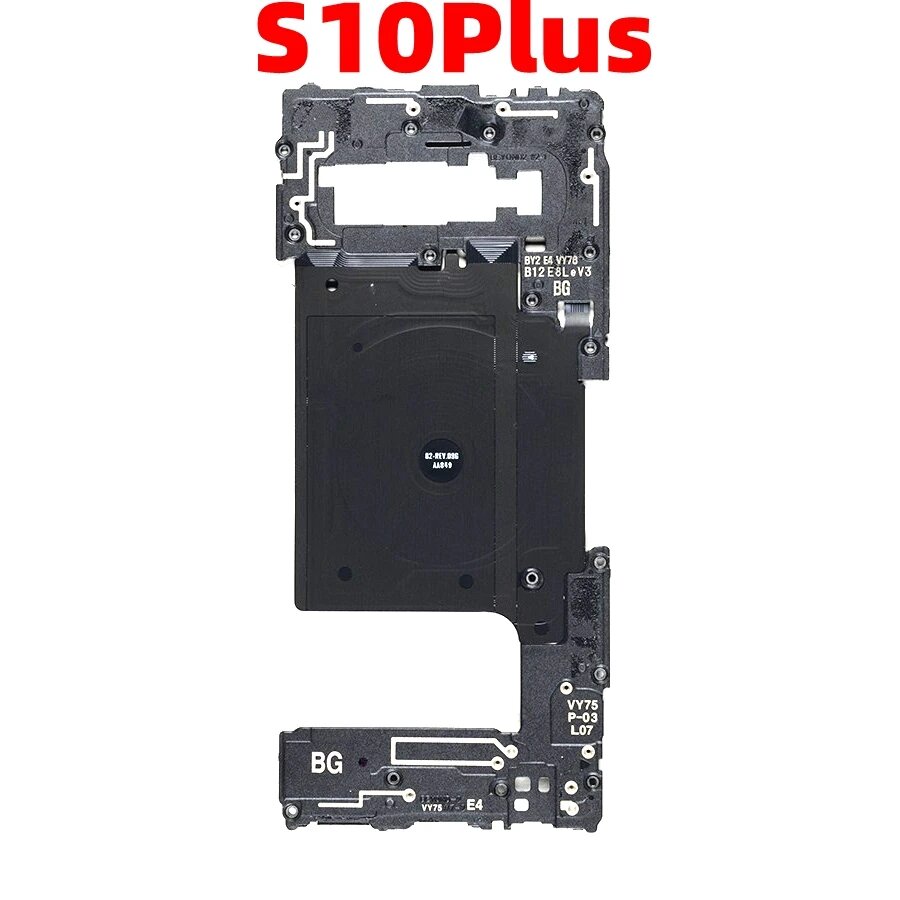 1 комплект для Samsung S10 Plus S10 + S10e NFC-антенна с беспроводной зарядкой, громкий динамик NFC, запасные части для смартфона