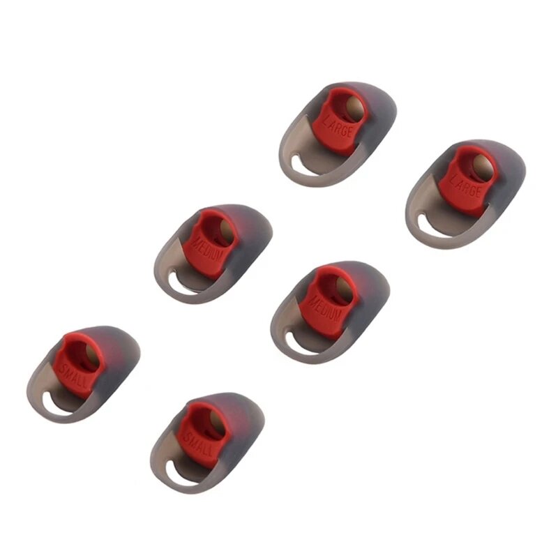 Силиконовые амбушюры для наушников HyperX Cloud, 3 пары Red