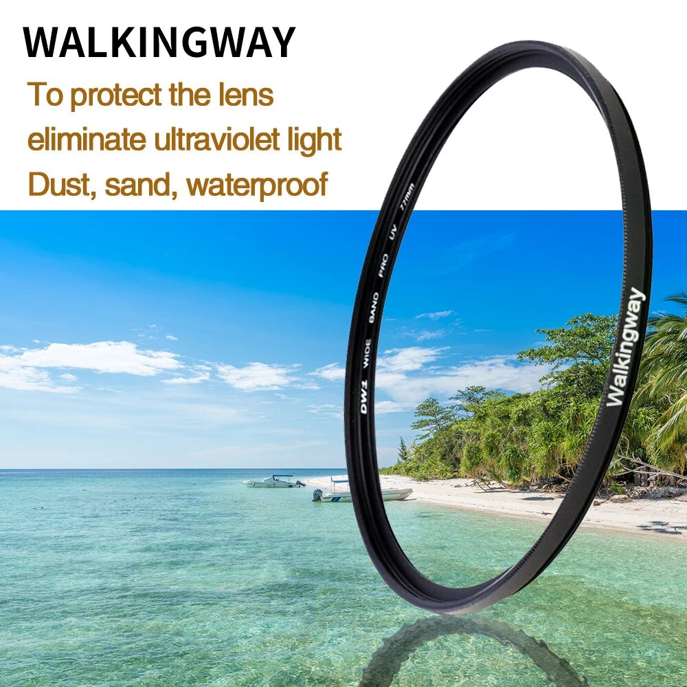 Защитный фильтр 82 мм Walkingway для Canon Sony Nikon