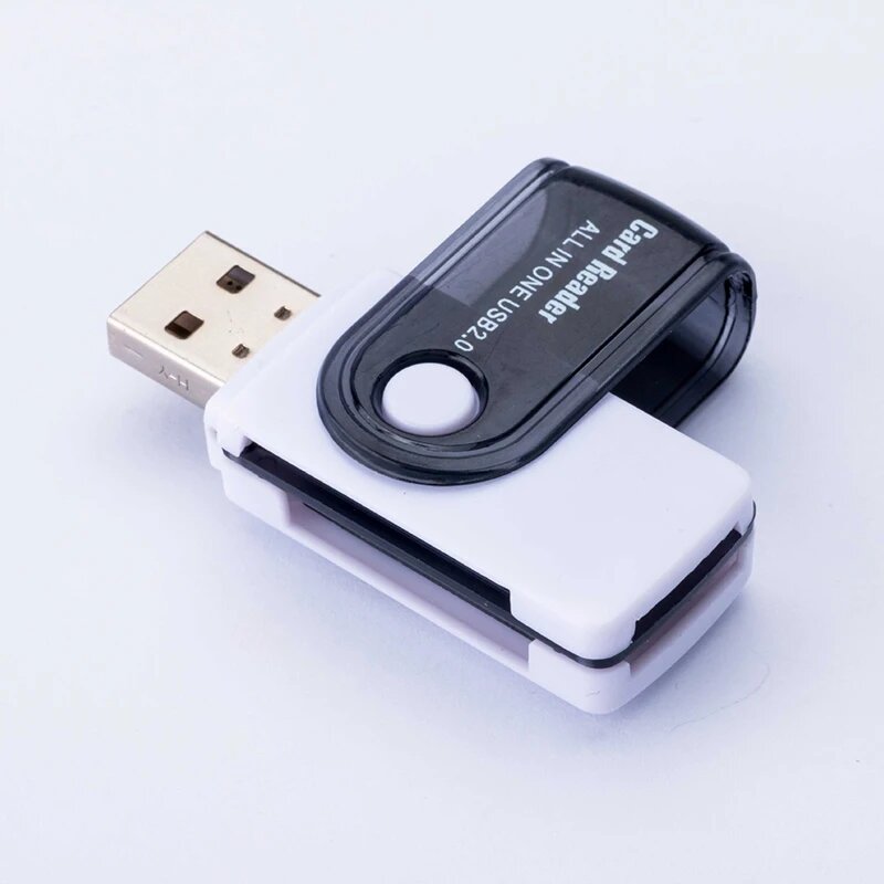4 в 1 устройство для чтения карт памяти USB 2,0 к SD Micro SD TF MS M2 адаптер для компьютера black