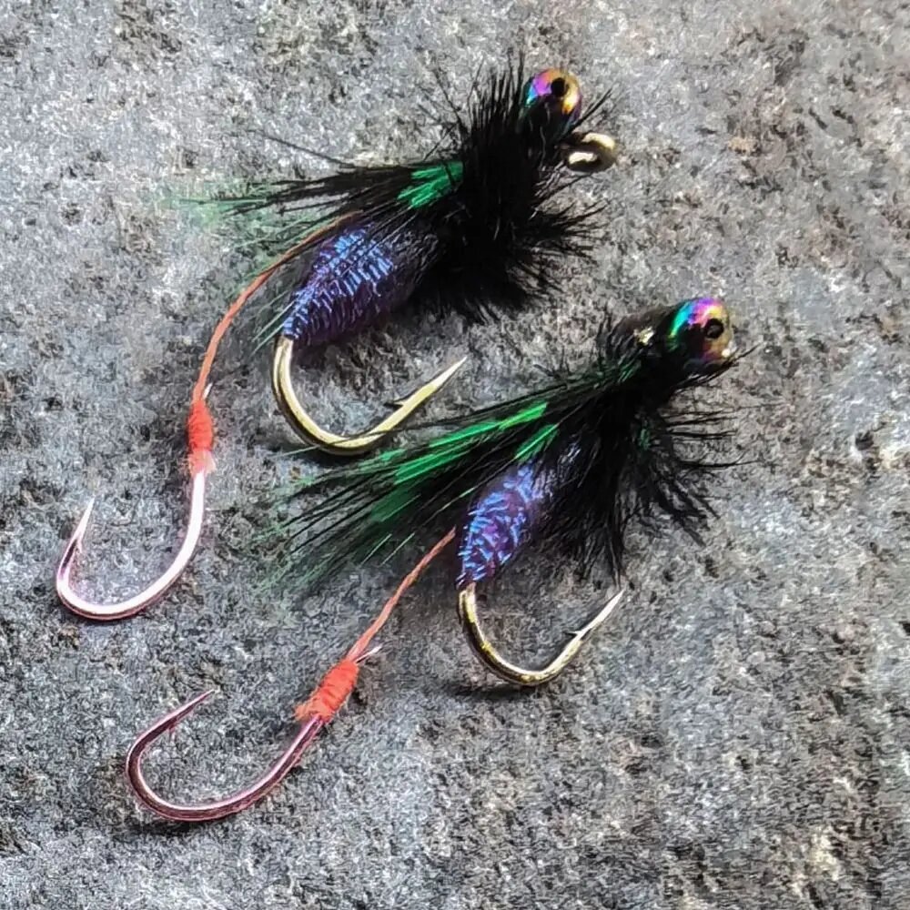 Бионические мушки для нахлыста 2 шт. 12