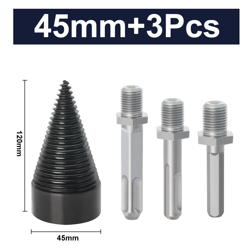 Сверло для распила древесины XMSJ спиральное 45mm 3Pcs