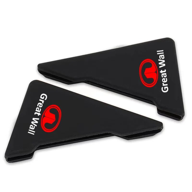 2 шт, силиконовые накладки на углы автомобильных дверей, защита от царапин для Great Wall Hover H3 H5 M4 Poer Pao Voleex C30 Wingle 5 Florid black