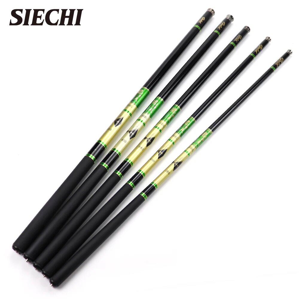 SIECHI FEISHA Телескопическая удочка из углеродного волокна для ловли карпа 7,2 млн