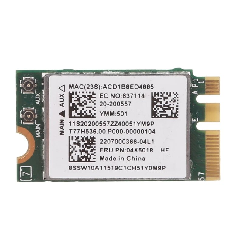 Беспроводная карта адаптера Broadcom BCM943142Y 150 Мбит/с Wlan + Bluetooth M.2 NGFF WiFi BT 4,0 802.11b/G/N SPS: 792608-001