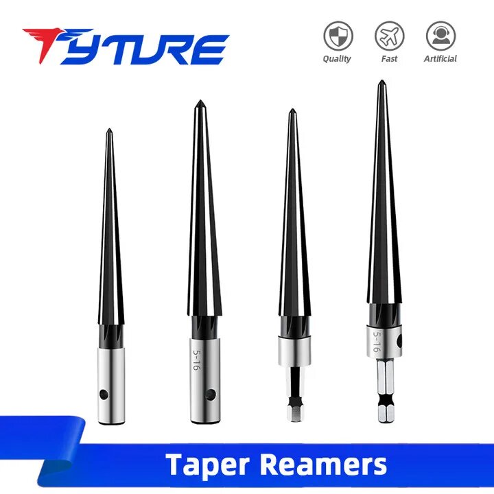 Развертка ручная TYTURE коническая, Round handle 5-16mm