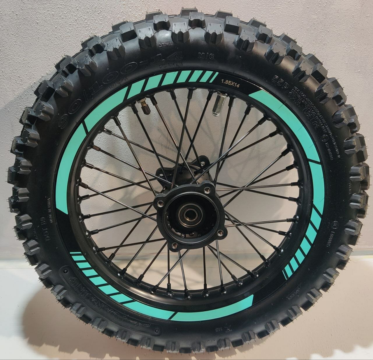 Колесо заднее в сборе 90/100-14" Питбайк Regulmoto SEVEN MEDALIST