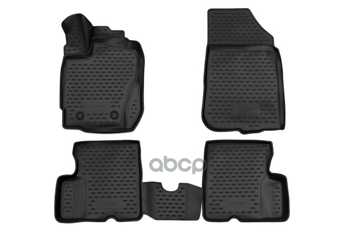 Коврики в салон (полиуретан) 3D RENAULT DUSTER 2015-2021 " ELEMENT арт. NLC3D4140210K