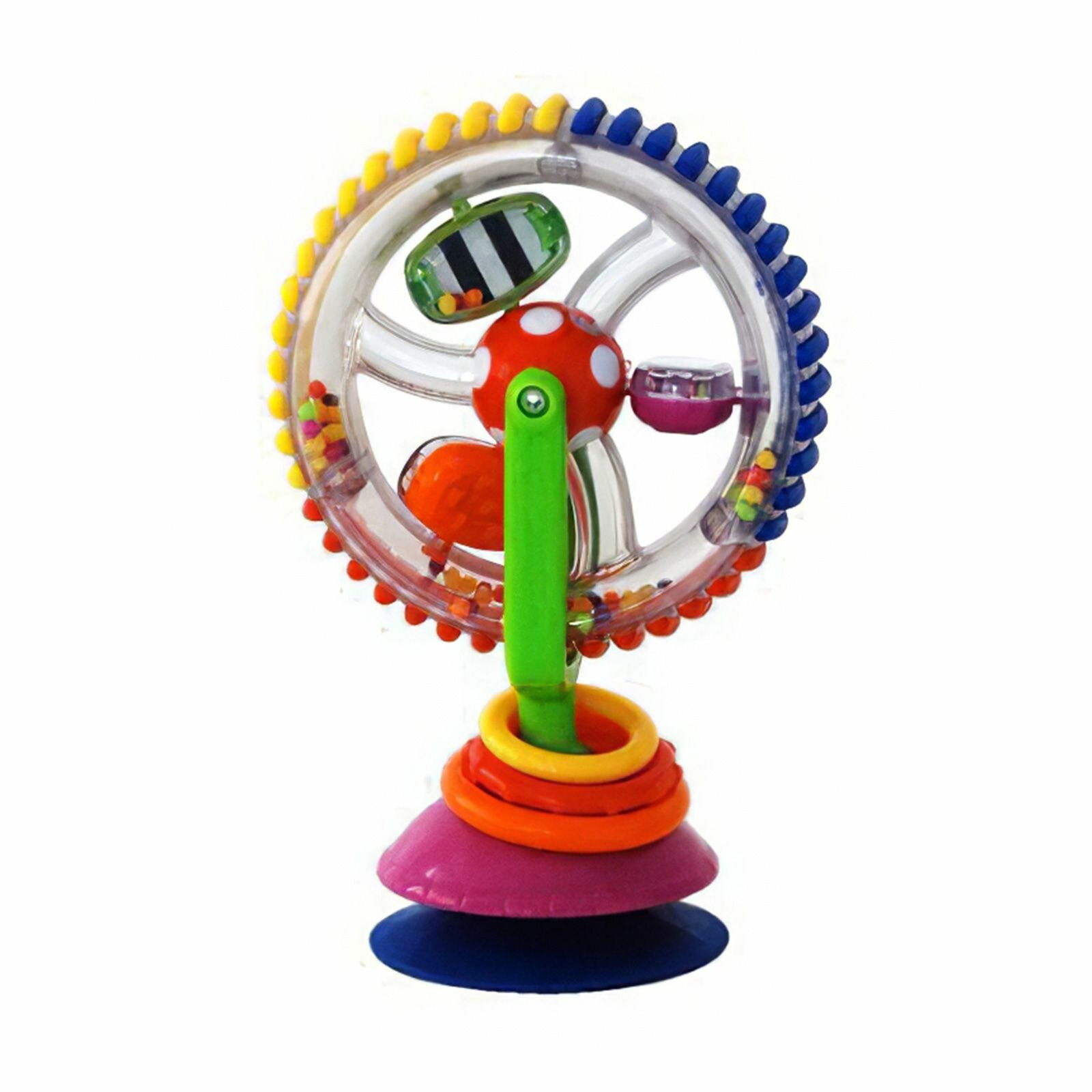 Вращающаяся игрушка-погремушка с колесом, спиннер для игр в воду, мультяшная гибкая ветряная мельница, детский стульчик раннего образования Ba