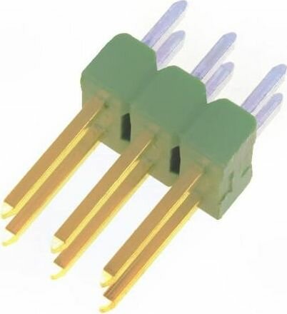 Штыревой разъем TE Connectivity 826632-3 AMPMODU MOD II, "папа", PIN 6 прямой, 1 шт