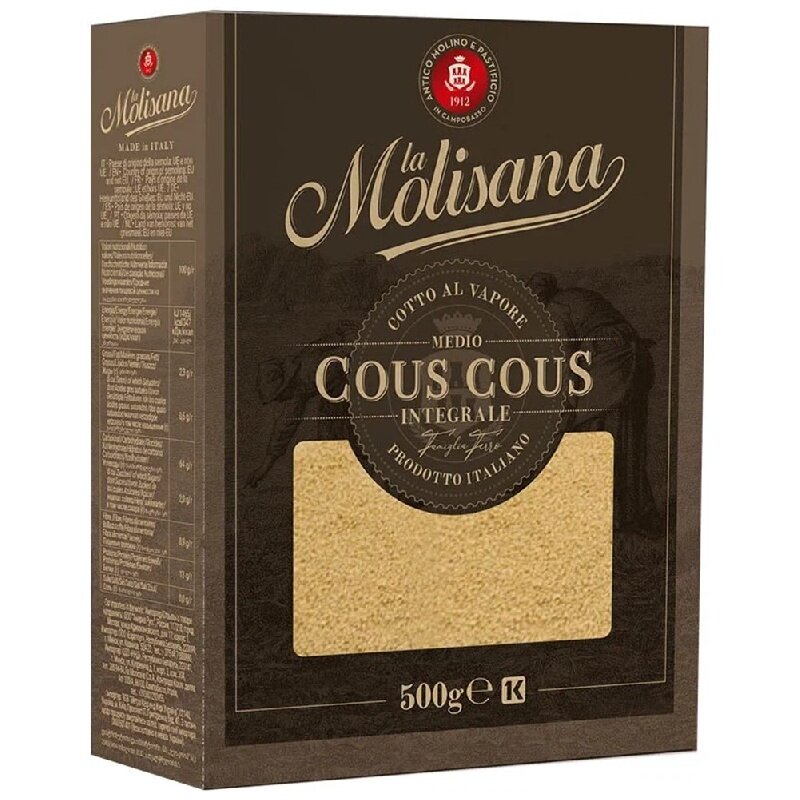 Макаронные изделия La MOLISANA 621/1 COUS COUS INTEGRALE Кус-кус цельнозерновой 500г