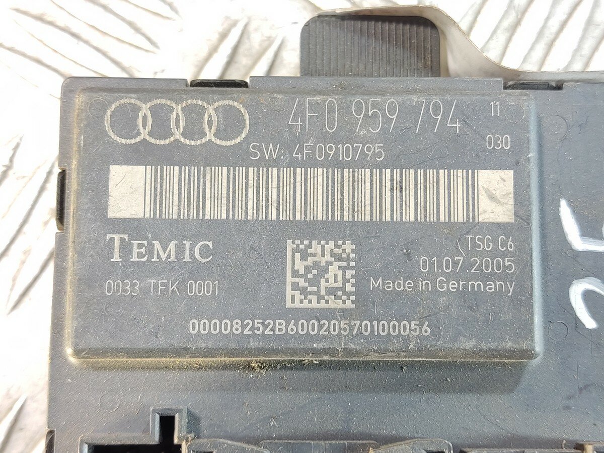 Блок управления двери AUDI A6 C6 4F0959794