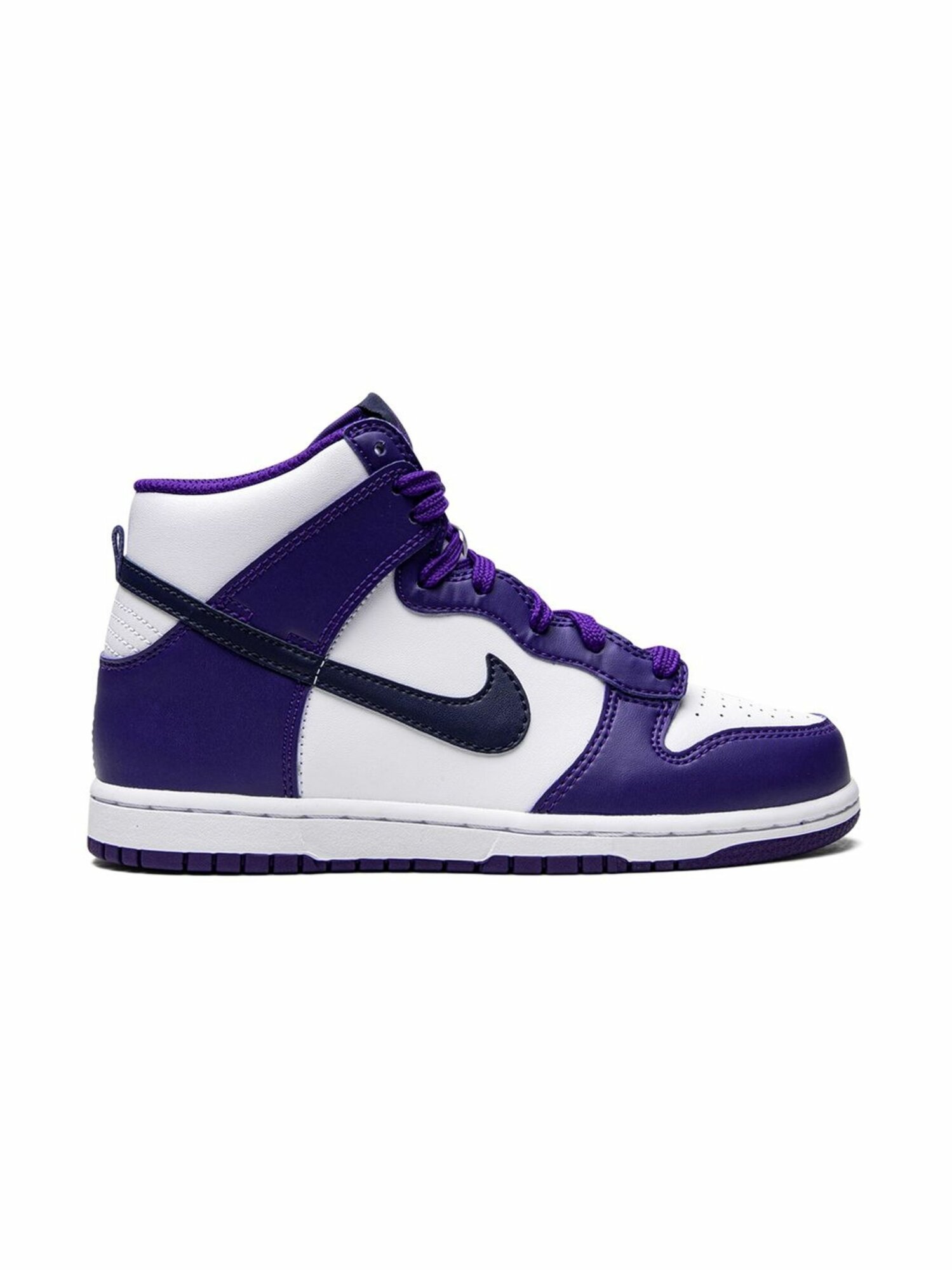 Кроссовки NIKE Dunk High, размер 31 EU, бежевый/белый — фото 1